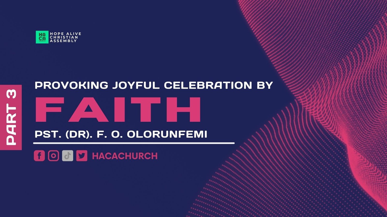 PROVOKING JOYFUL CELEBRATION BY WORD OF GOD | Hope Alive Christian Assembly